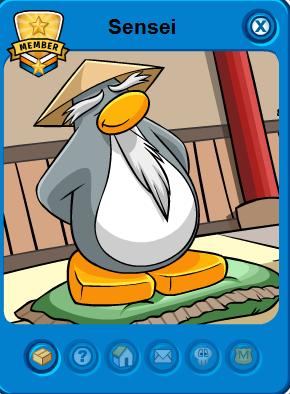 club penguin: o puffle do sensei