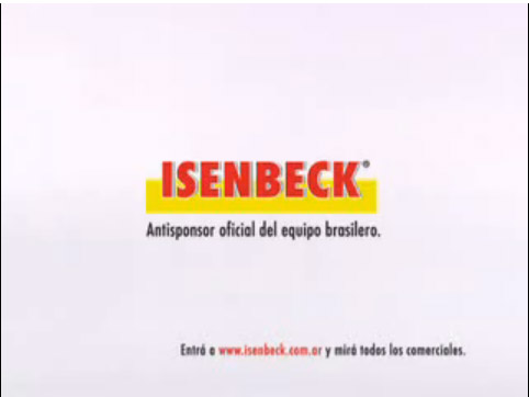 publigol: LA CERVEZA ISENBECK ANTISPONSOR OFICIAL DE LA SELECCIÓN BRASILEÑA