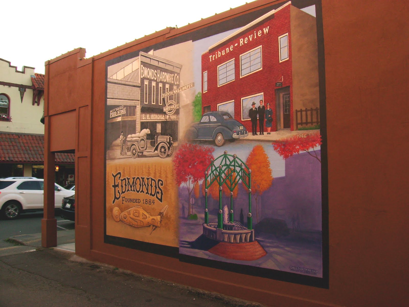 the Painted Perception: Edmonds Mural Society: "A Moment in Time ...