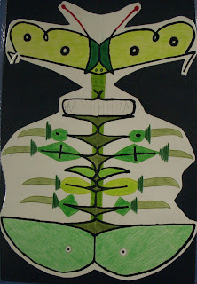 Erin's Blog: First Grade 7 art lesson