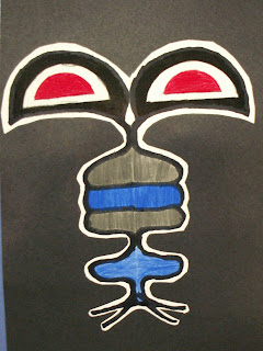 Erin's Blog: First Grade 7 art lesson