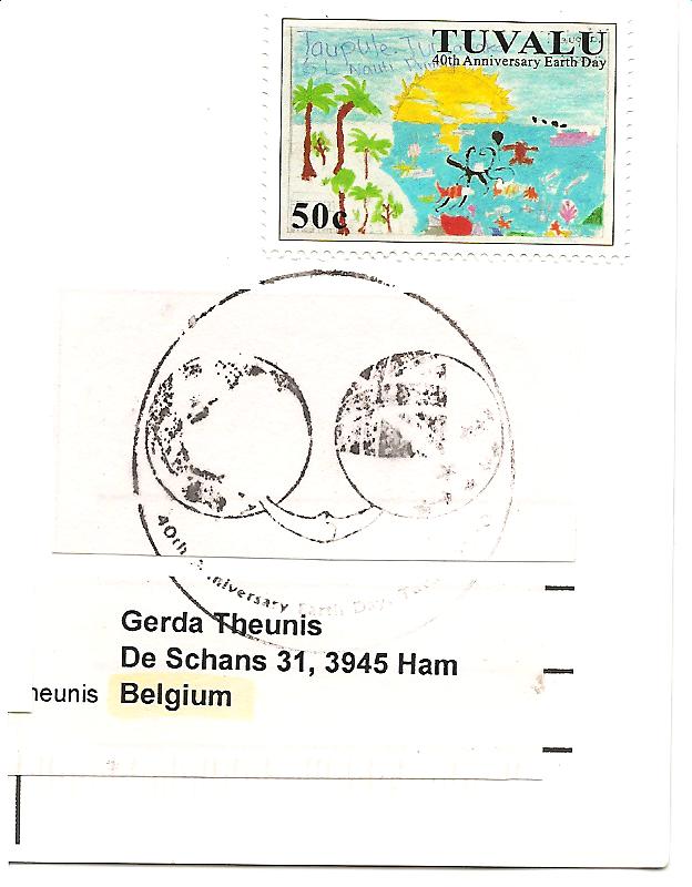 MY POSTCARD-PAGE: TUVALU ~Earth Day 2010~
