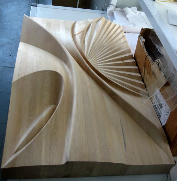 Miika Heikkinen - RCA - Vehicle Design -2010: Abstract model CNC'd