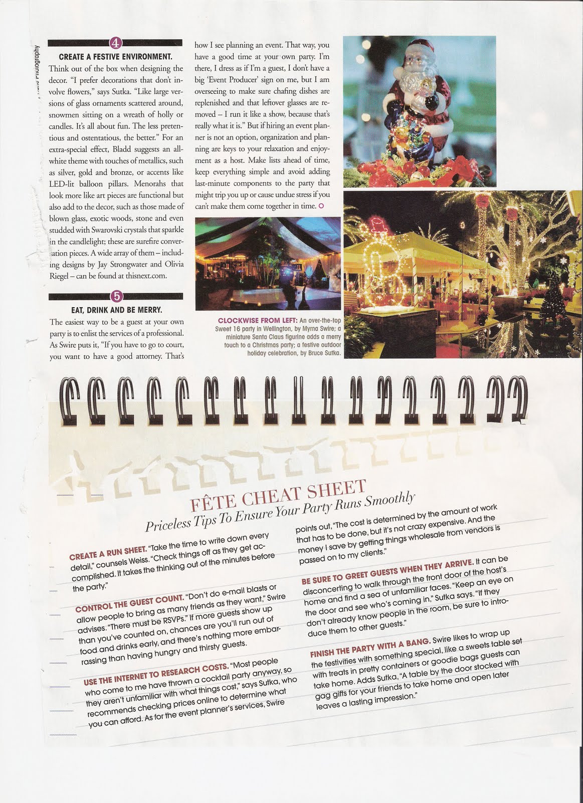 It's Your Party: Myrna Swire featured in Boca Raton Observer Magazine