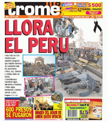 Coordinadora Ciudadana (CCDDH - Perú): agosto 2007