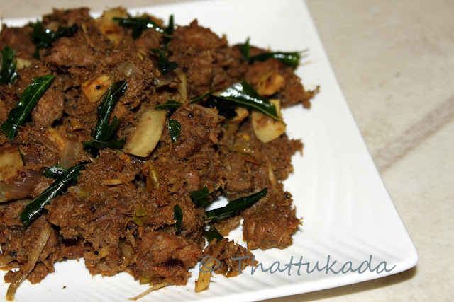 Beef Roast/ Beef Ularthiyathu | Thattukada