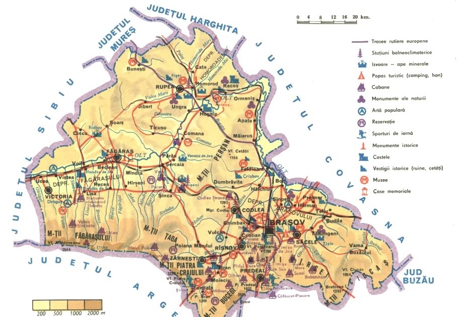 Romania Live: Harta turistica Brasov live webcam Predeal Poiana Brasov