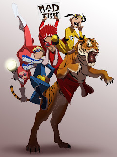 Angry Art Monkey: Mad Tiger Mad Tiger in Color!