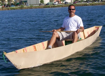 The Rasch Outdoor Chronicles: The Homemade Pirogue: It's on the Water!