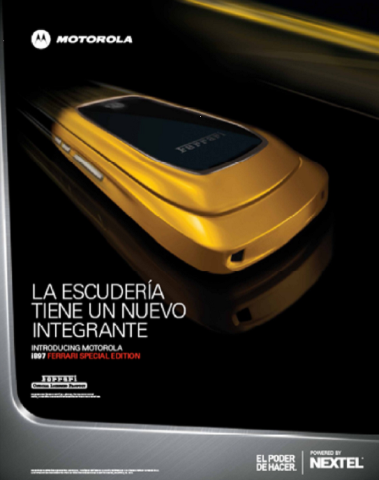 NEXTEL: Motorola i897 Ferrari
