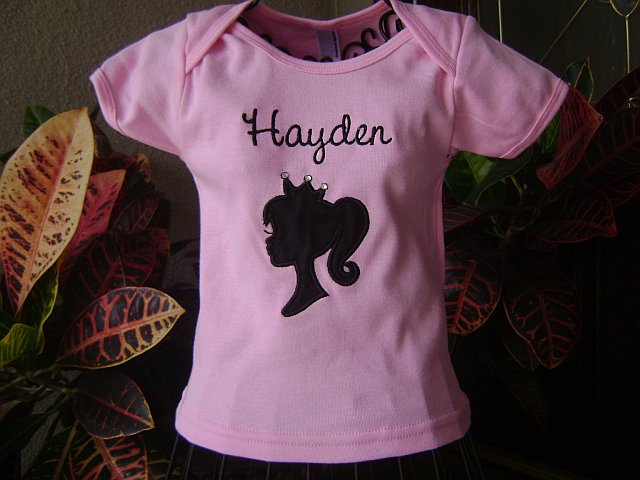Sew Cute Creations: Personalized Little Girl Shirts, Reverse Applique ...