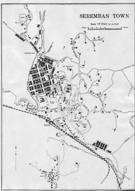 Seremban town map of 1927!