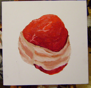 Pushing Paint Around: The Meat Paintings
