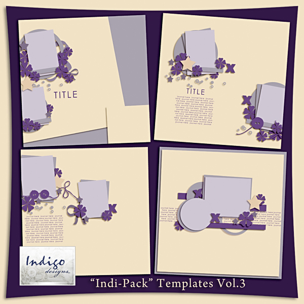 Indigo Designs: New Collection "Remember me...", "Indi-Pack" Templates ...