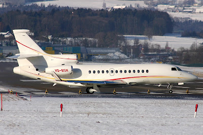 Eastwings: Falcon 7X * Shell Aircraft Ltd. * VQ-BSN
