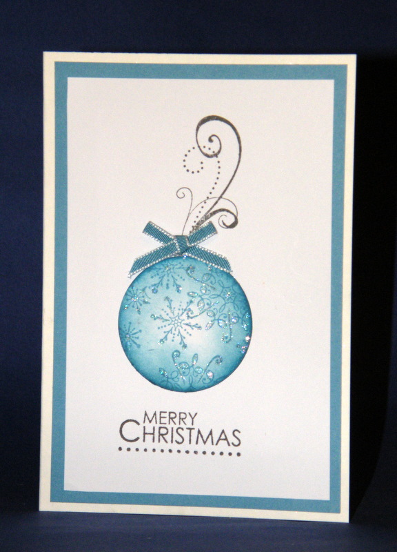 Kimber Kreations: Christmas bauble card