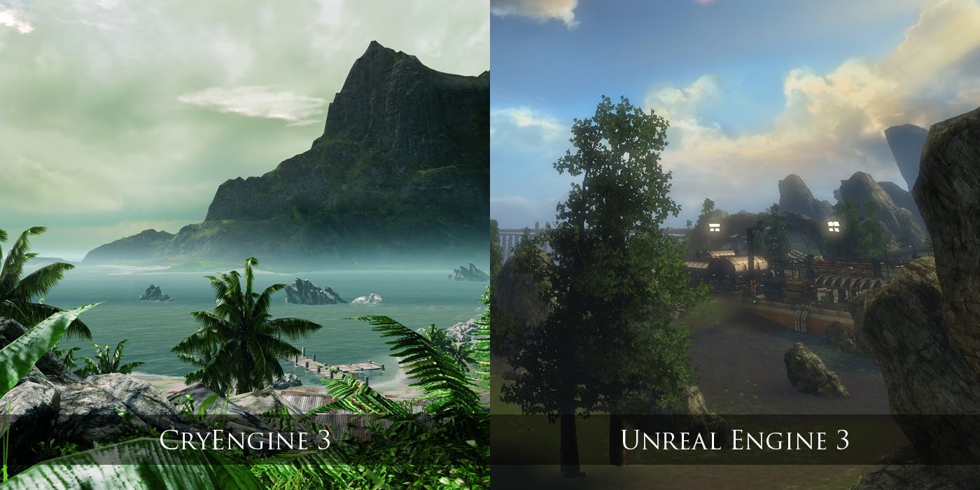 CG Taiwaner 台灣人玩動畫: CryENGINE 與 Unreal Development Kit 功能比較