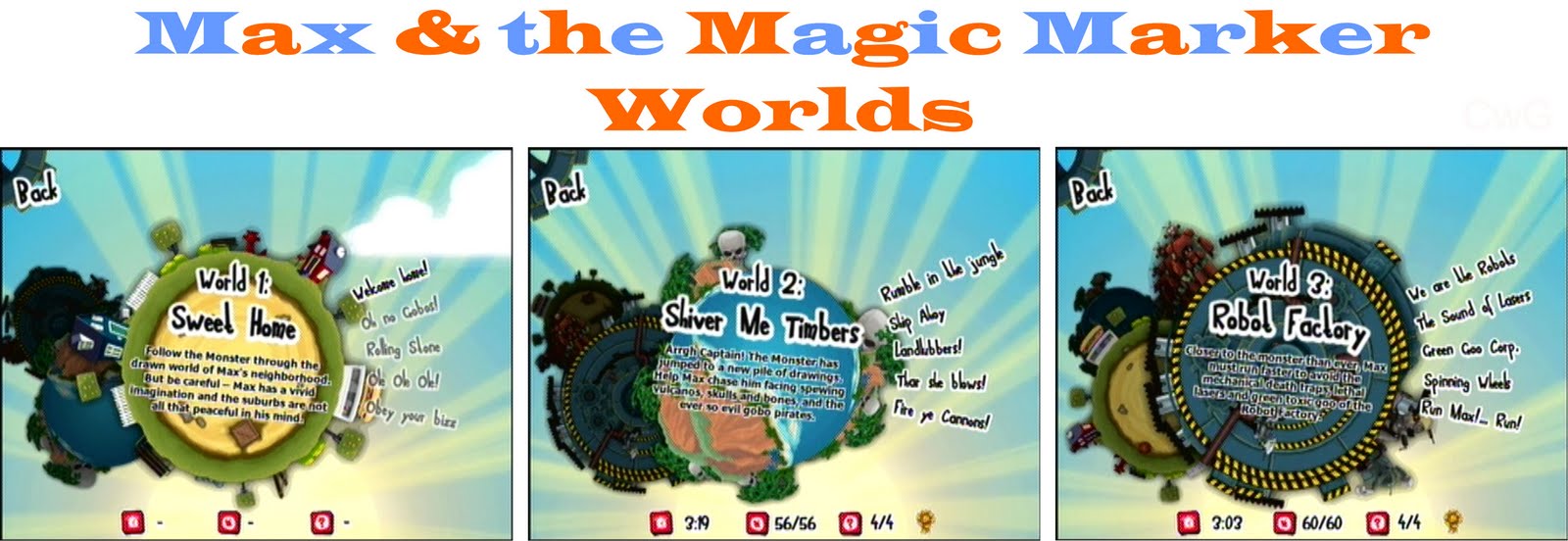 Coffee With Games: Review: Max & the Magic Marker (WiiWare)