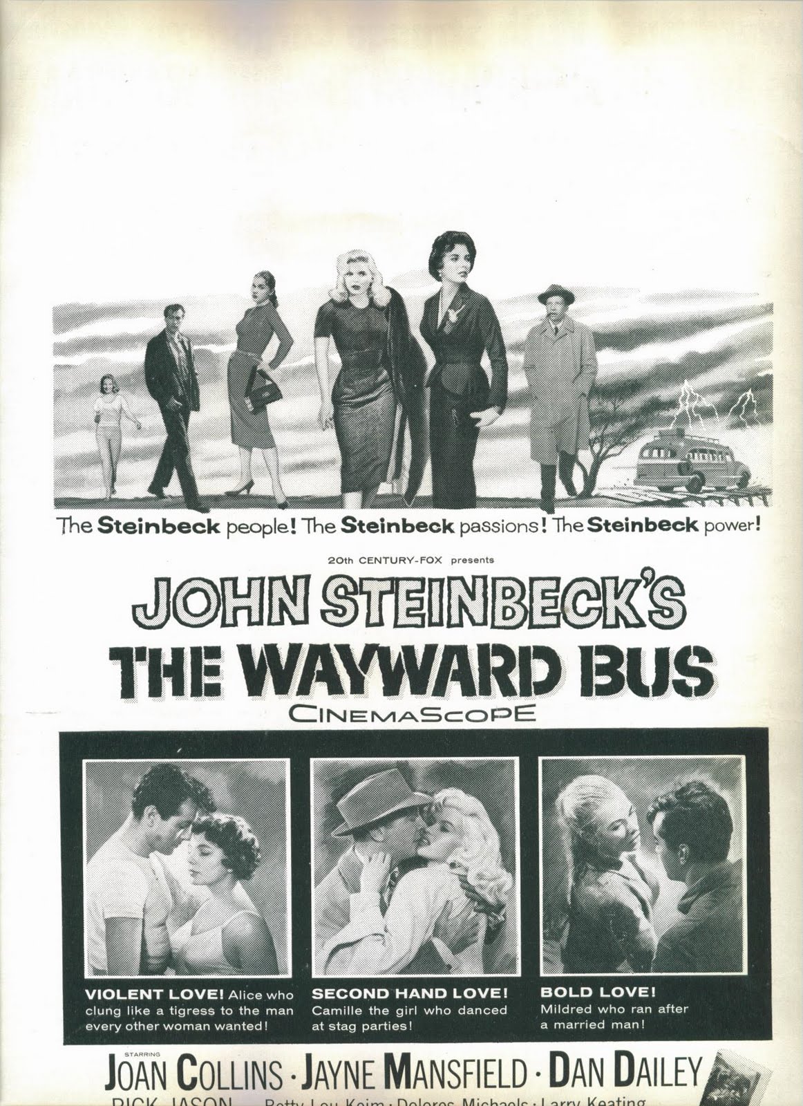 LEGENDARY DAME!: FILM FLASHBACK : THE WAYWARD BUS 1957