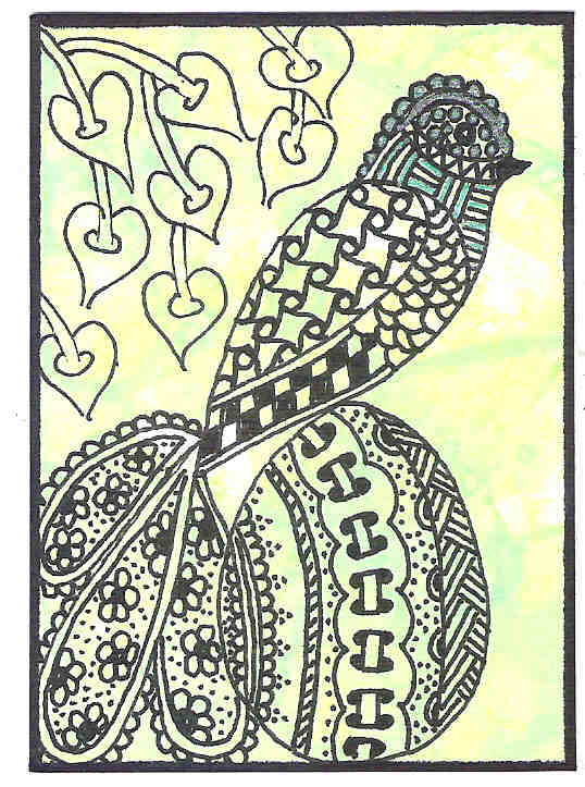 Claudia's World of Zentangles: ZTs inspired by the theme Spring on ...