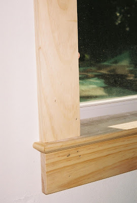 QUALITY CARPENTRY: INTERIOR WINDOW WRAP AND LEDGE
