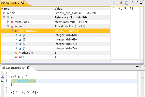 Contraptions For Programming Better Debug Support For Groovy Eclipse