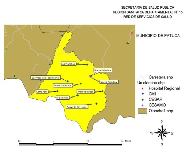 REGION Nº15 OLANCHO.: PATUCA