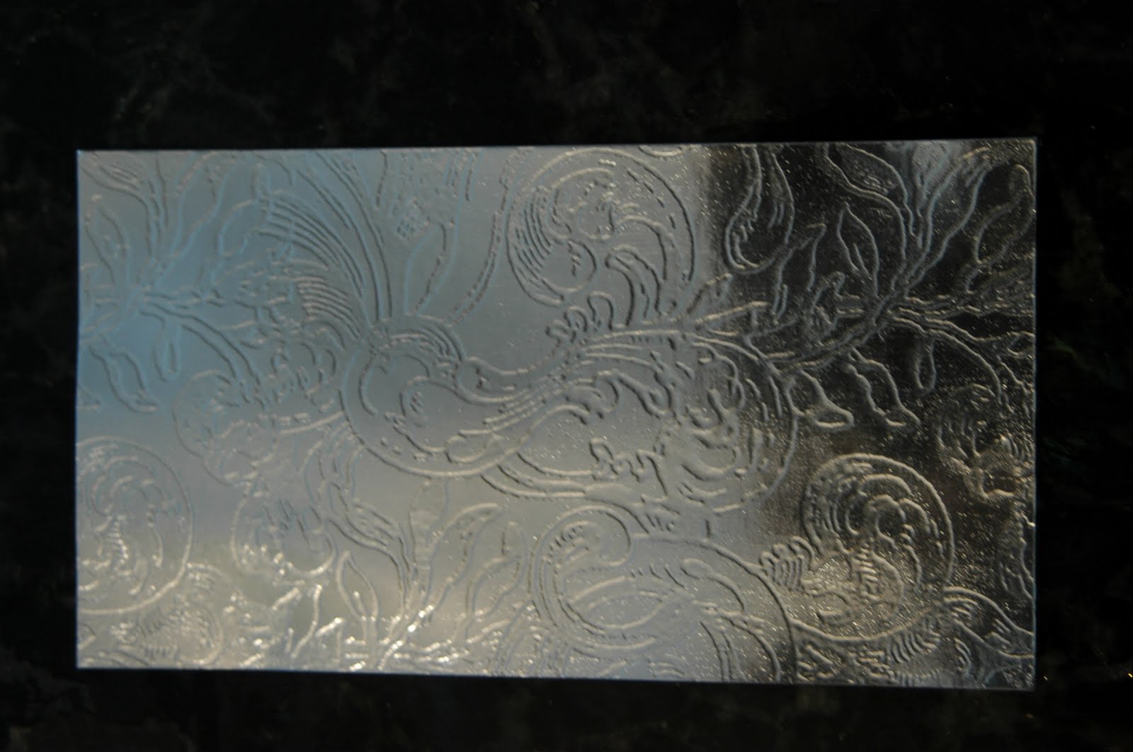 Creations By Christie: Embossed Metal without Embossing Metal