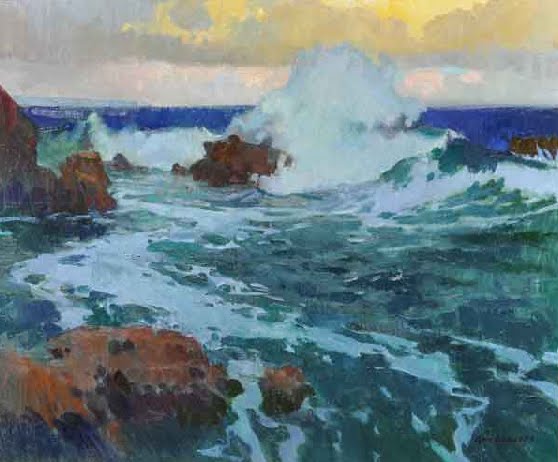 marine oil paintings: Ray Roberts