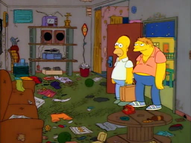 Los Simpsons en el aire: Homero es piloto???