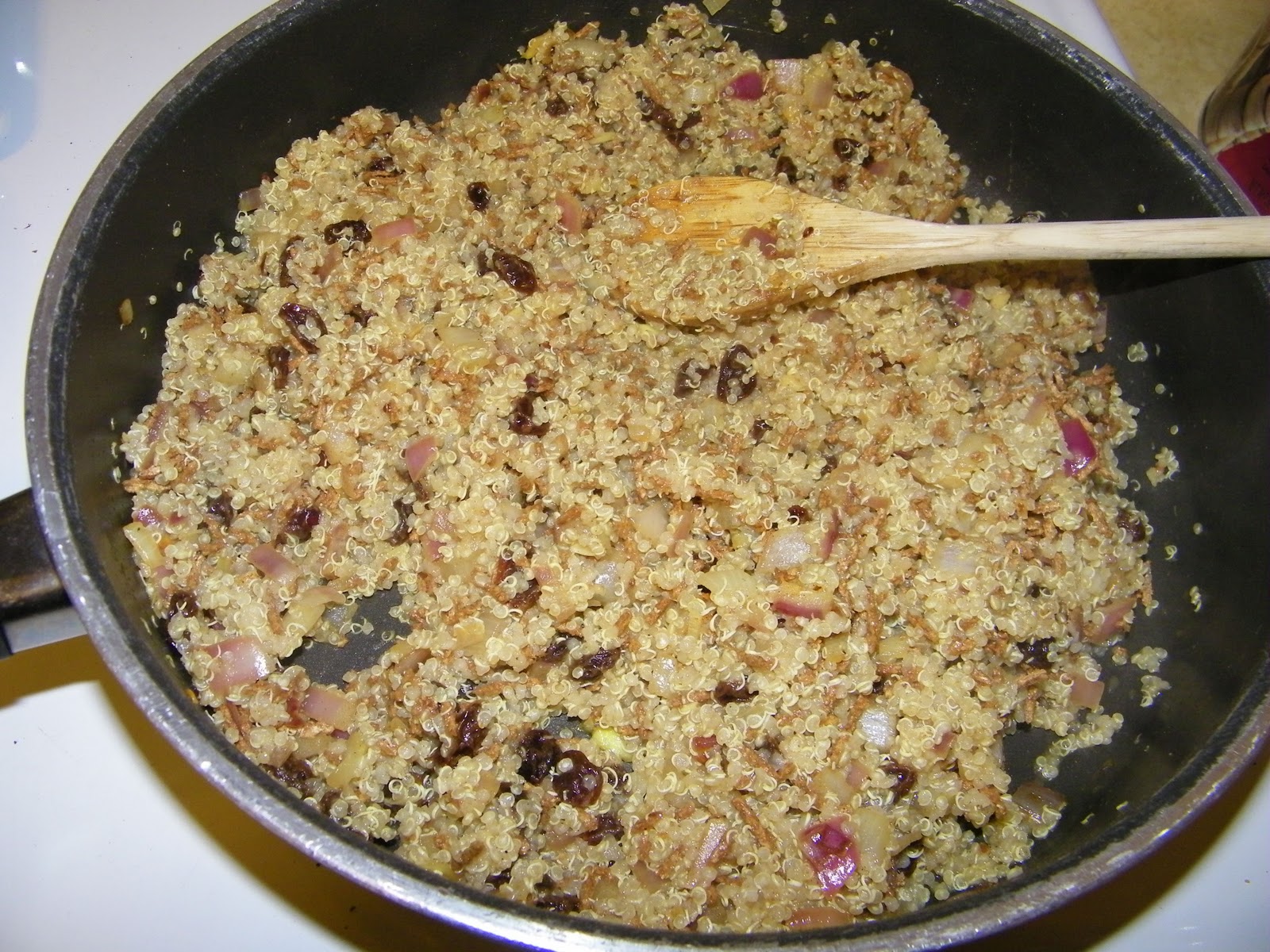 Costco Cuisine: Aarti's Quinoa-All Bran Pilaf with Raisins and Simple ...