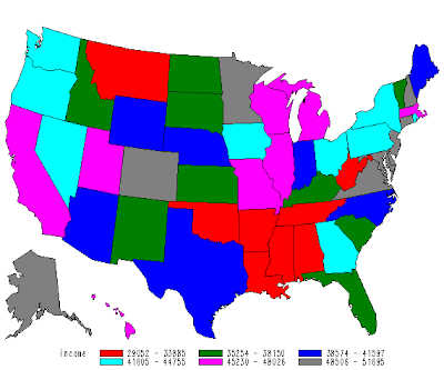Legend's Maps: Univariate Choropleth Map