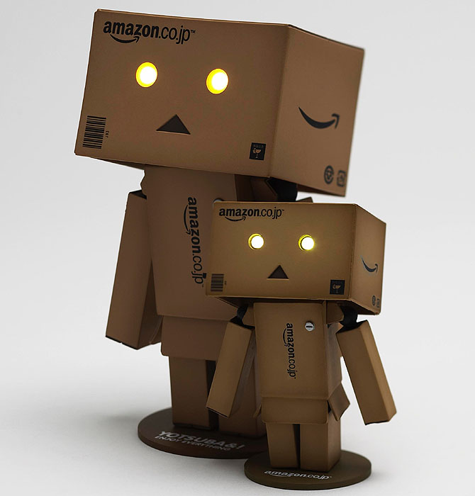 Disney Anime Toys - DAT: Revoltech Danbo Mini Amazon Box Version Figure