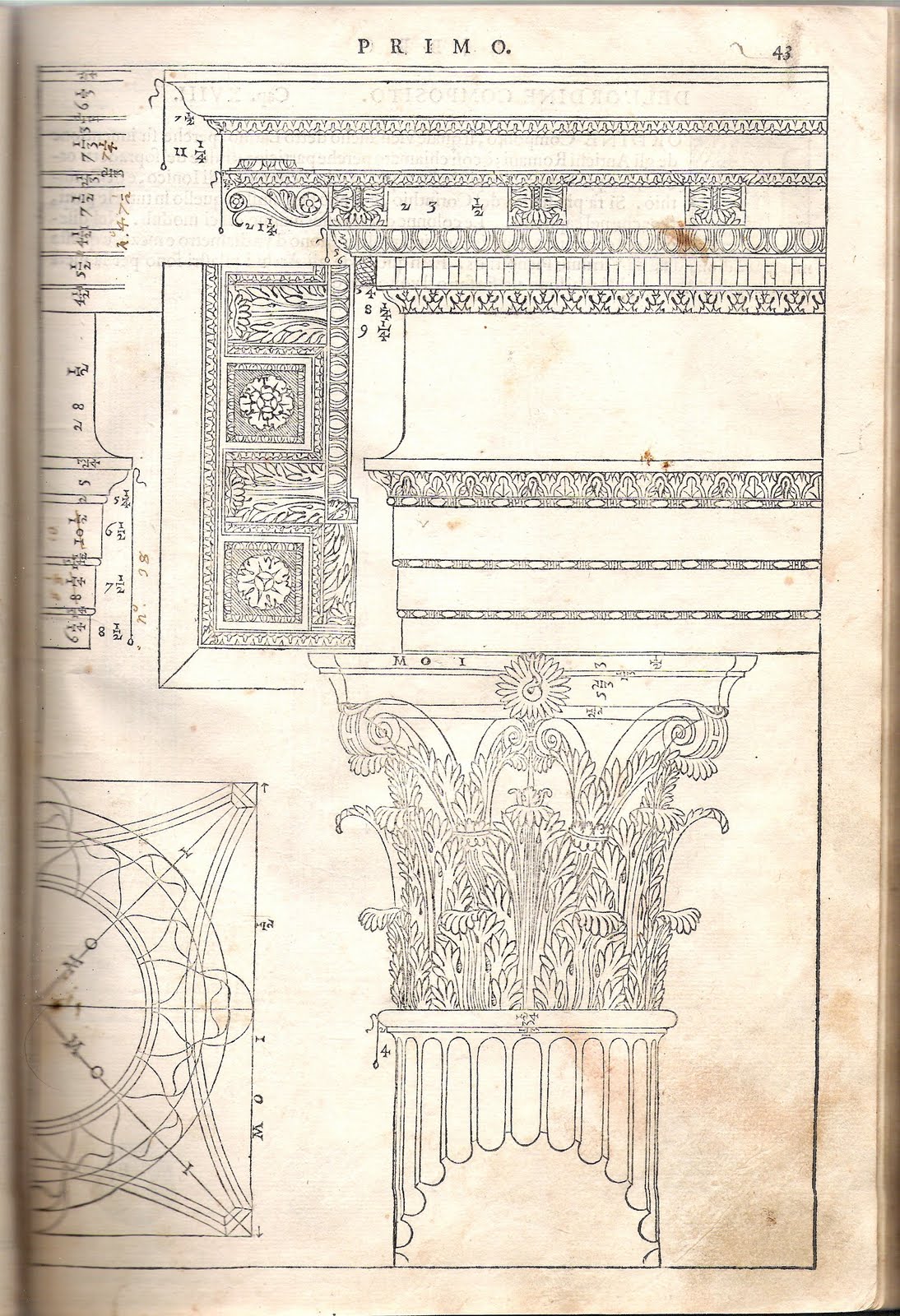 Vintage Ephemera: Architectural detail, 1580
