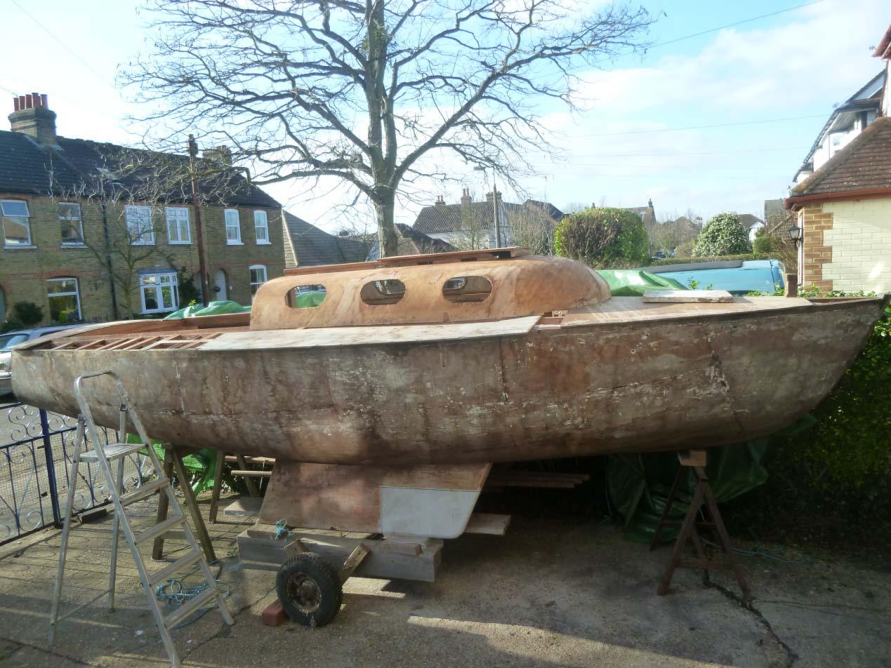 Alacrity sailboat: Plywood Alacrity for sale