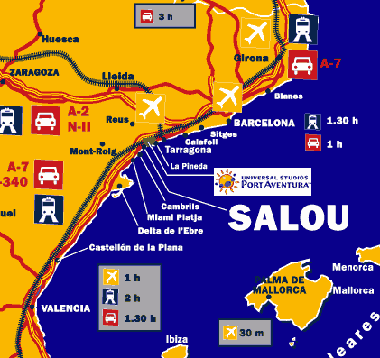 Salou Espanha Mapa | Mapa