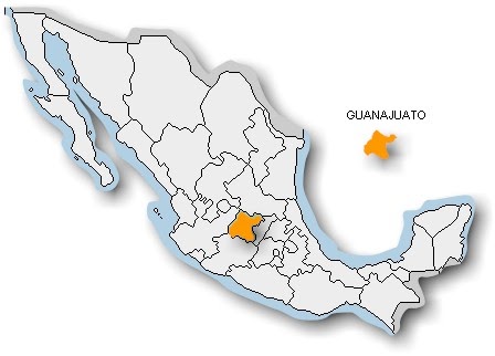 Vacaciones en Mexico: Mapas del Estado de Guanajuato
