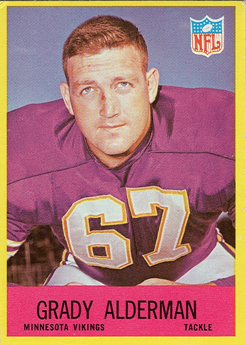 1967 Football Cards: Minnesota Vikings