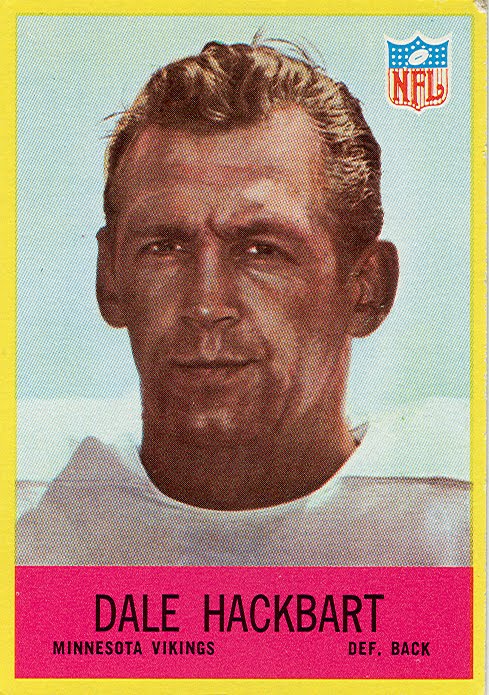 1967 Football Cards: Minnesota Vikings