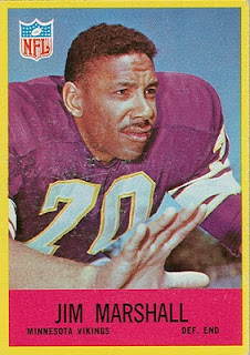 1967 Football Cards: Minnesota Vikings