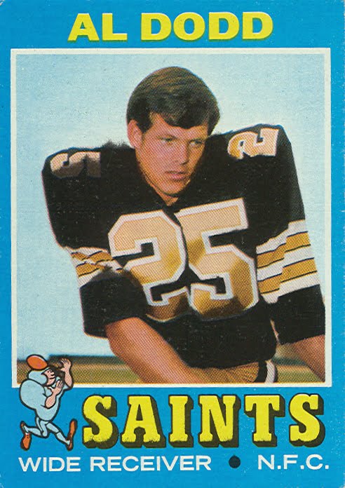 1971 Football Cards: New Orleans Saints