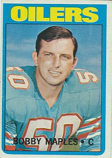 1972 Football Cards: Houston Oilers