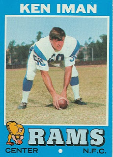 1971 Football Cards: Los Angeles Rams