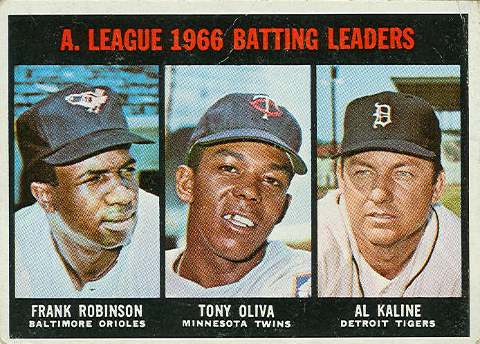 1967 Topps Baseball: American League Batting Leaders (#239, 241, 243) 1967 Topps Baseball: American League Batting Leaders (#239, 241, 243)