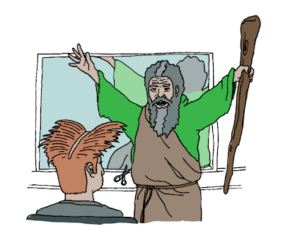 ADEQUATE ADVENTURES OF AN ORDINARY NATURE: Meanwhile at the Moses Hair ...