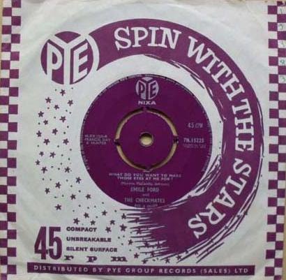 NUMBER ONES OF THE FIFTIES: 1959 Emile Ford & The Checkmates: What Do ...