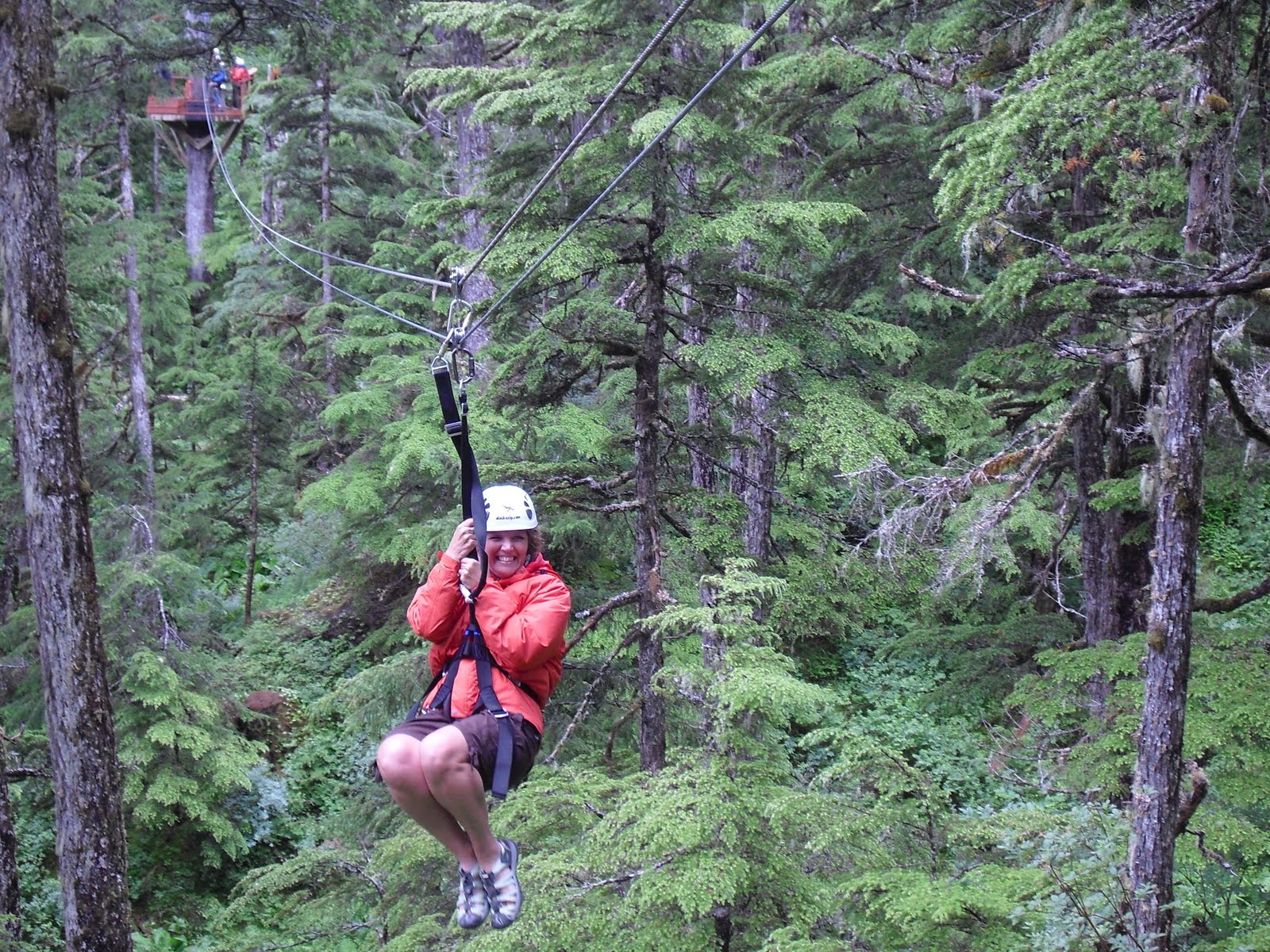 Life Is An Adventure: Day 4 Juneau, AK- Alaska Zipline