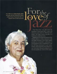 Made In New Orleans: A Preservation Hall Blog: Sandra Jaffe Interview ...