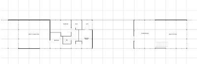 Deadwood and the Eames Residence: Eames house plans 1:50 with grid