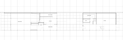 Deadwood and the Eames Residence: Eames house plans 1:50 with grid